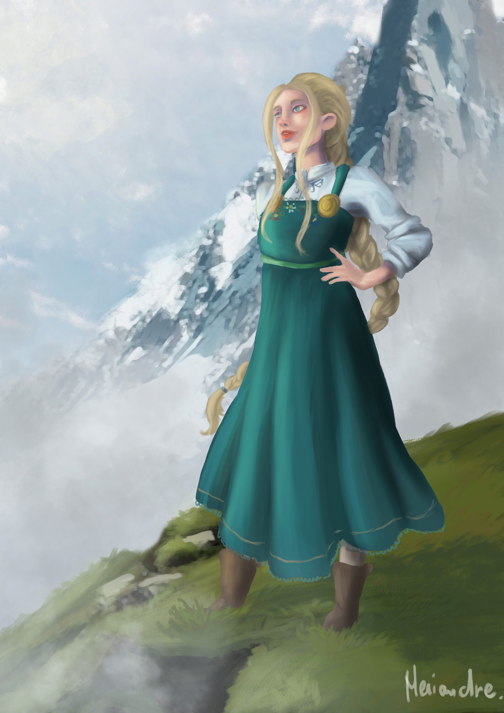 ArtStation - Adda, the traveling Bard