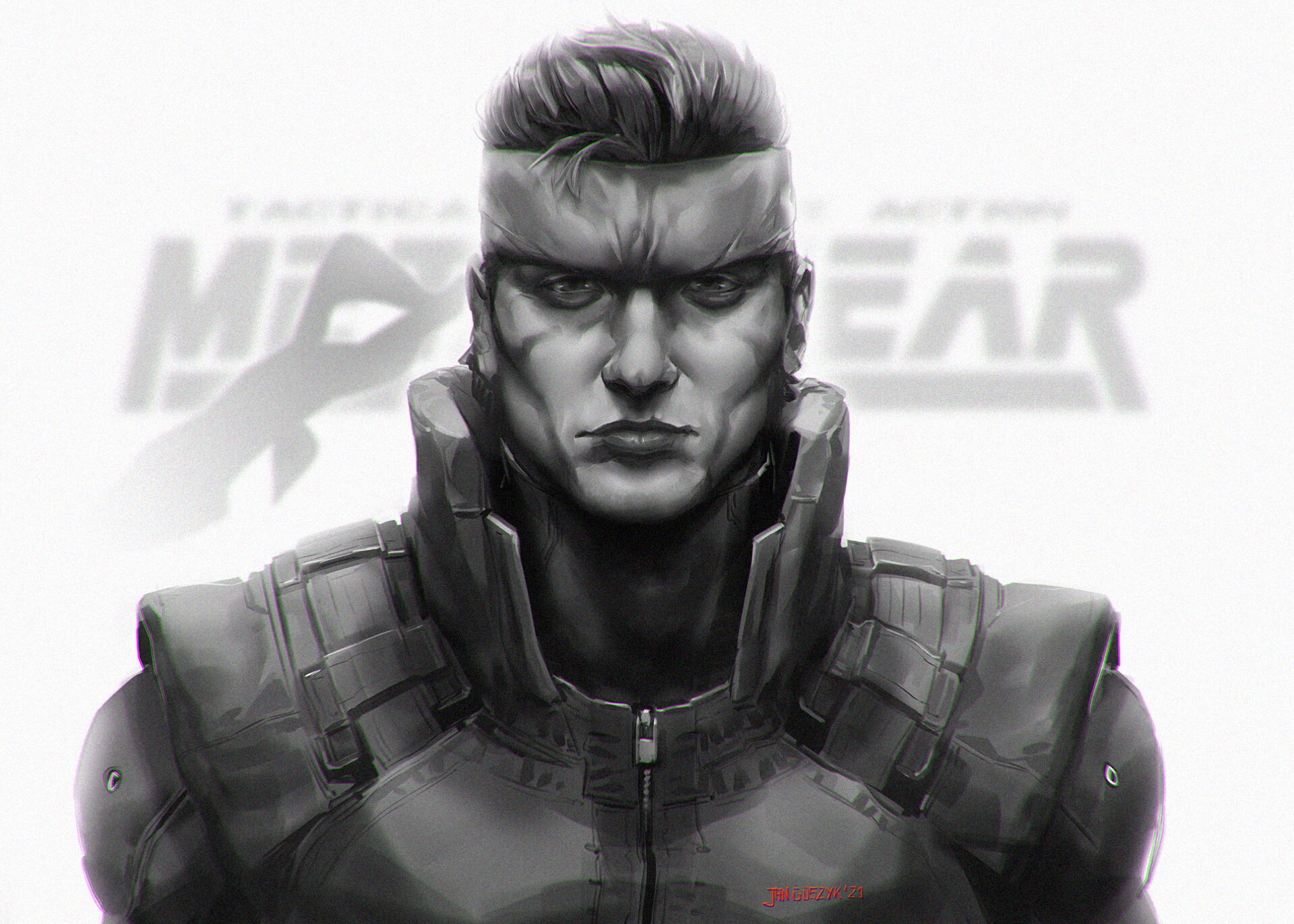 ArtStation - MGS - (Movie) Tribute sketch