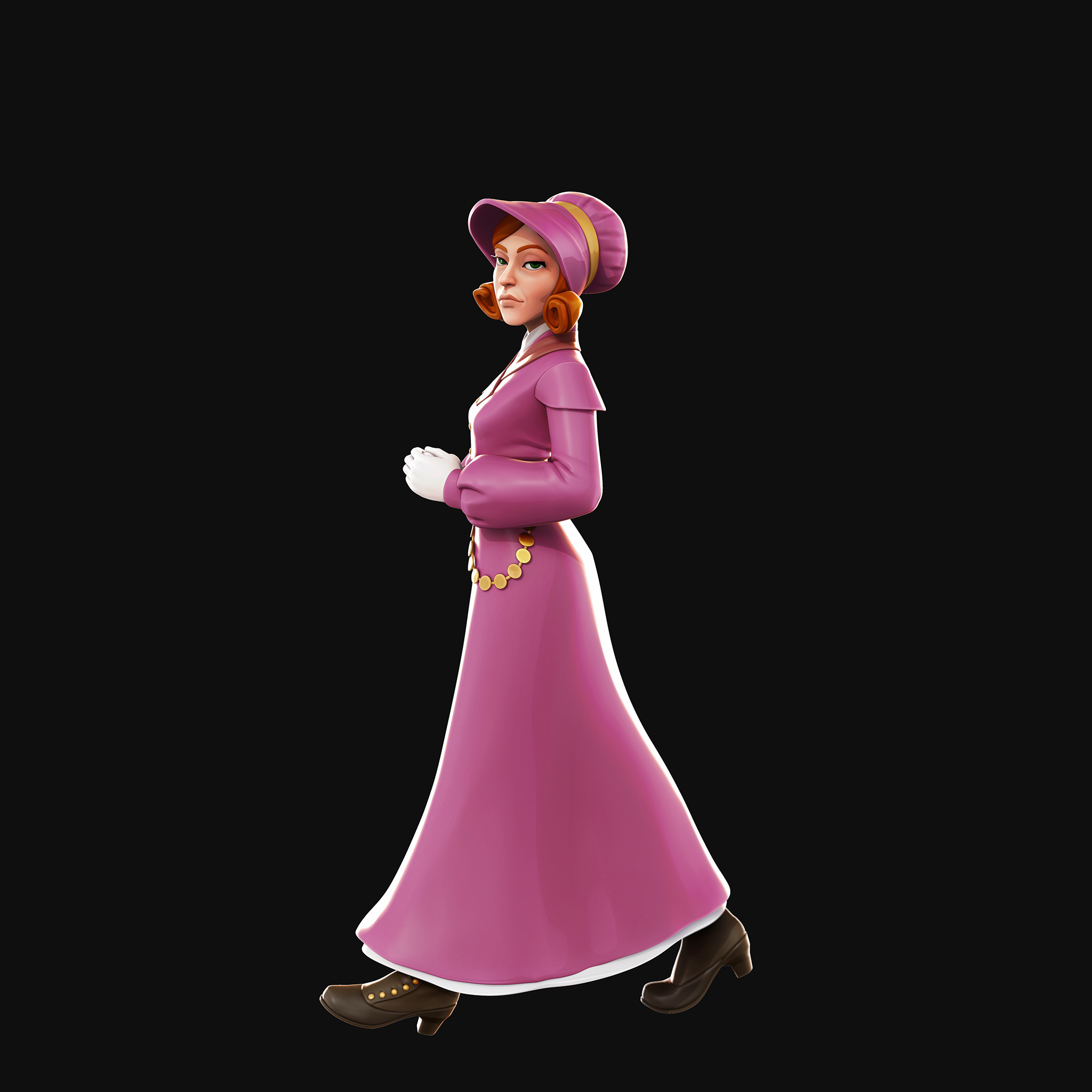 Banker Lady Animation