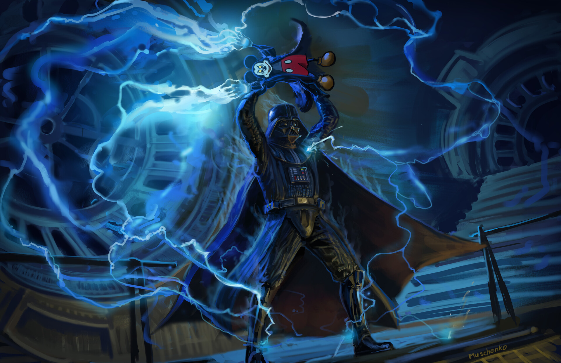 Star Wars : Vader Immortal (2019) Admiral Karius Key art Concept. (2019 ...