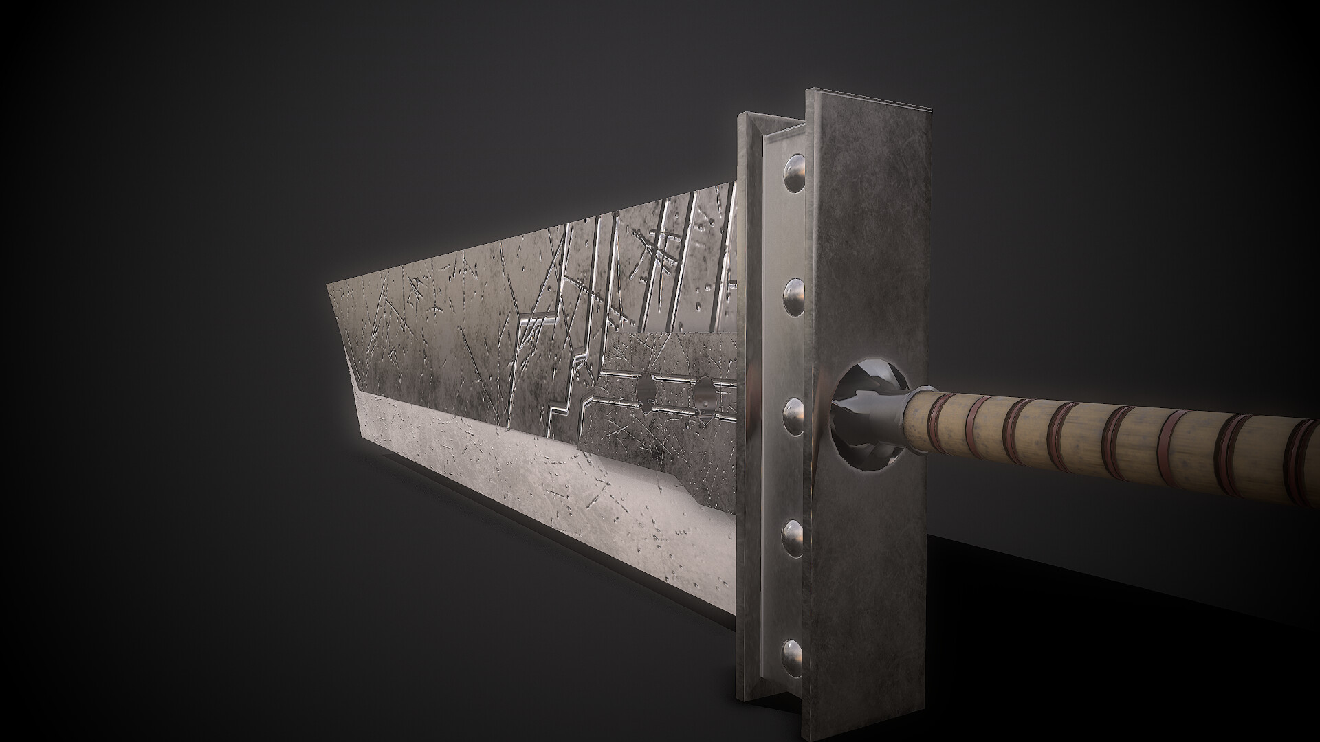 Javier Magro - Final Fantasy VII Fan Art - Buster Sword