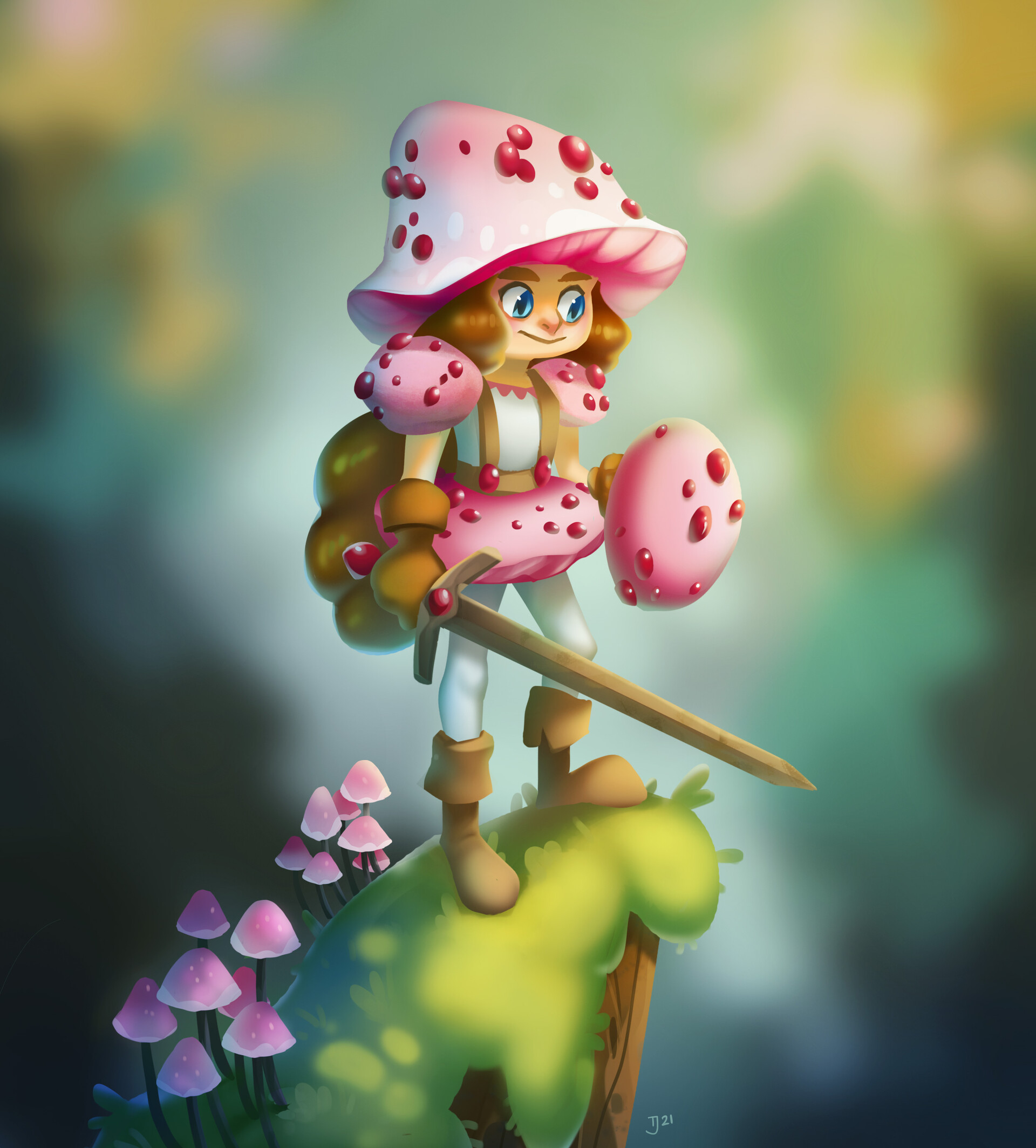 ArtStation - Mushroom Knight