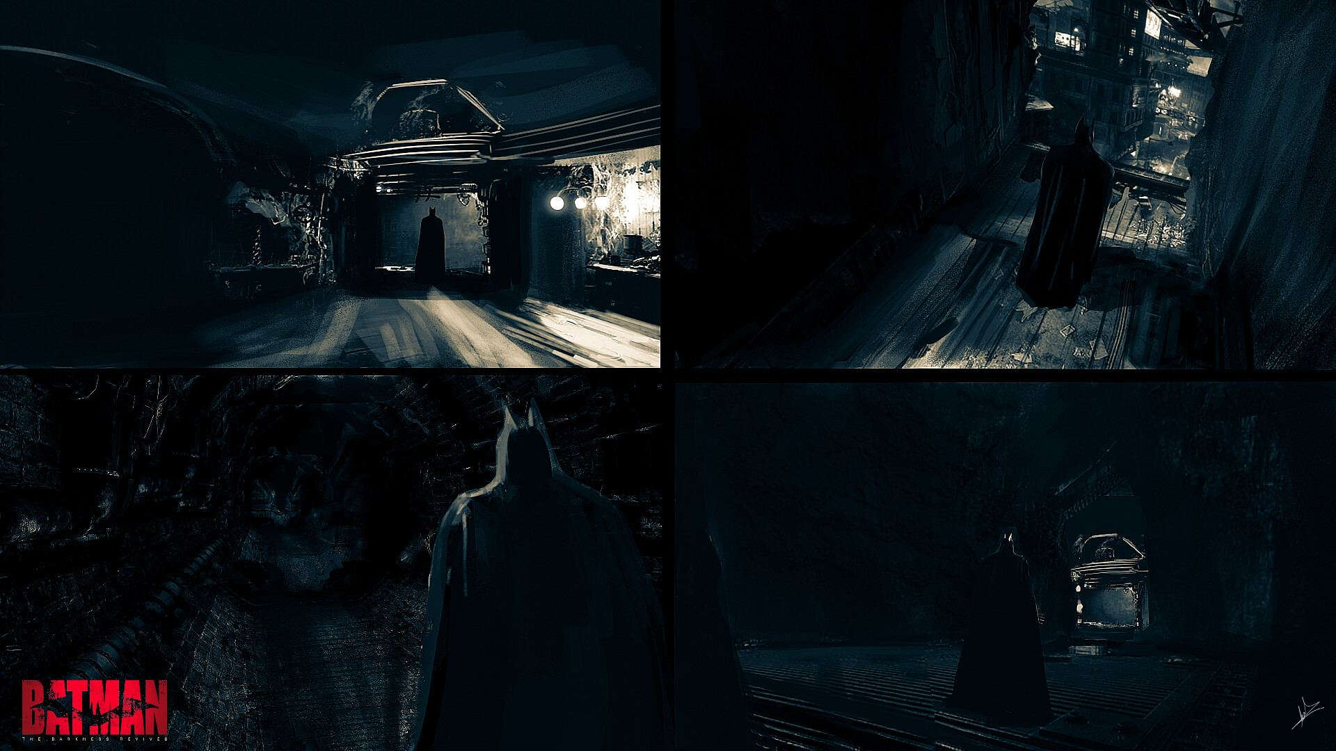 ArtStation - Batman Concept Thumbnails