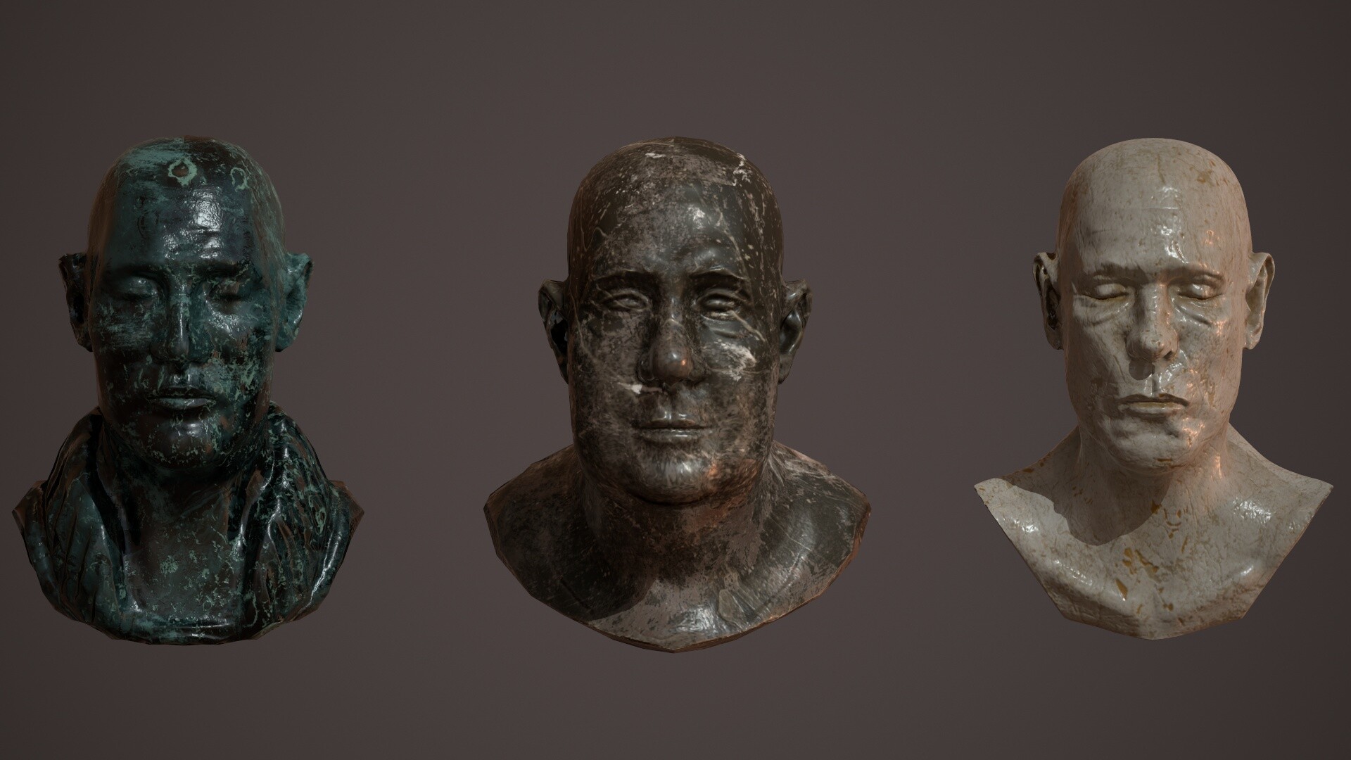 ArtStation - Buste en marbre