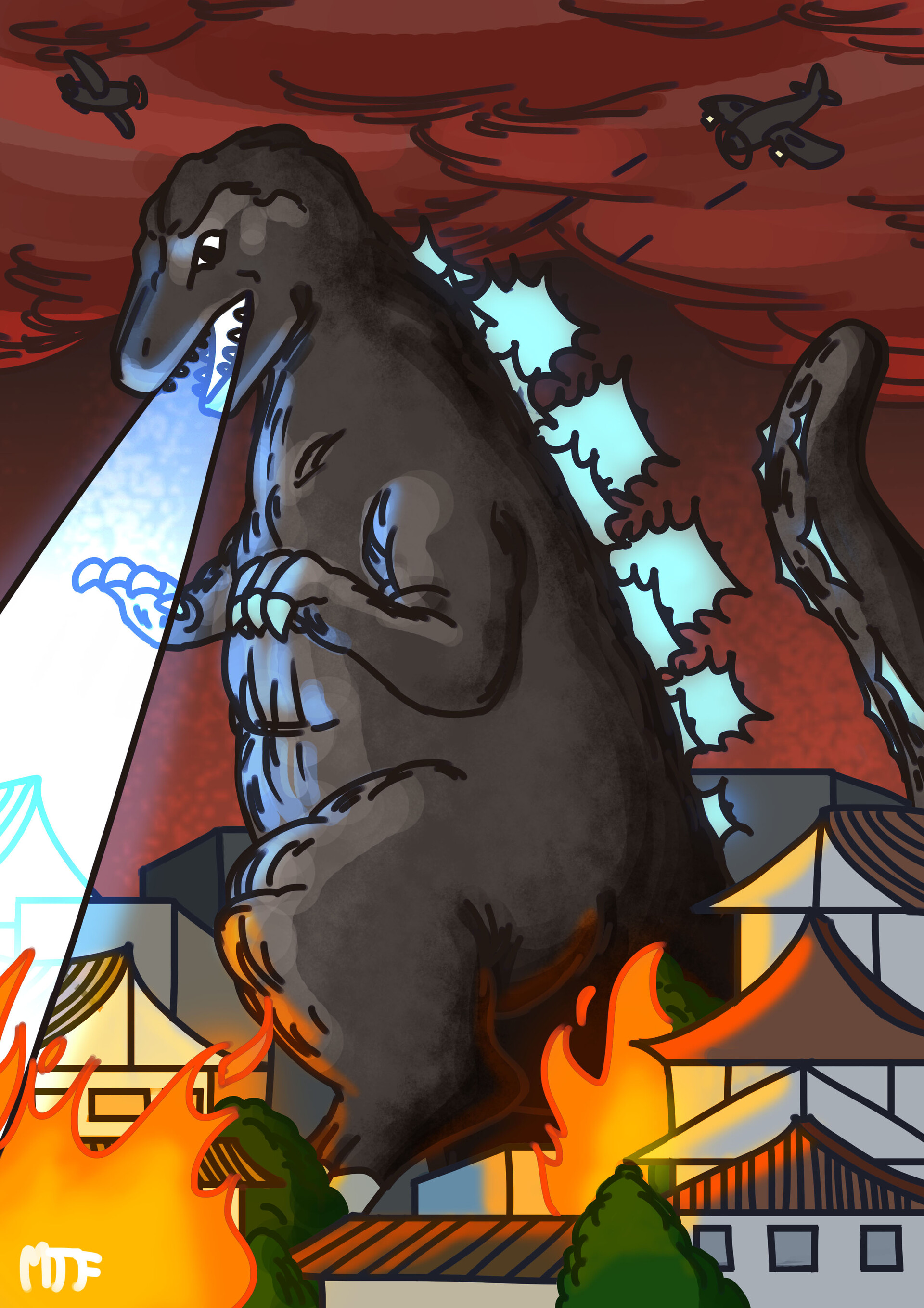 ArtStation - Godzilla