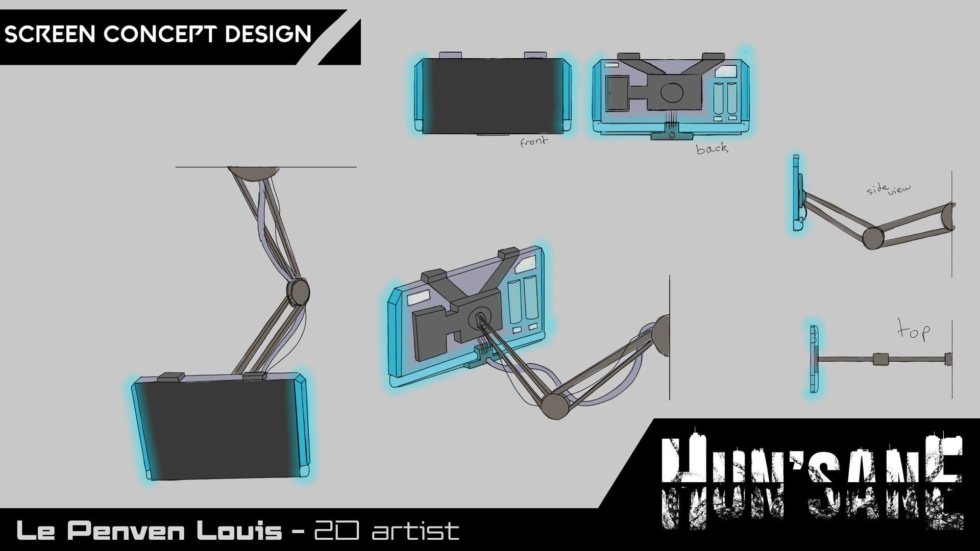 ArtStation - Screen Concept design