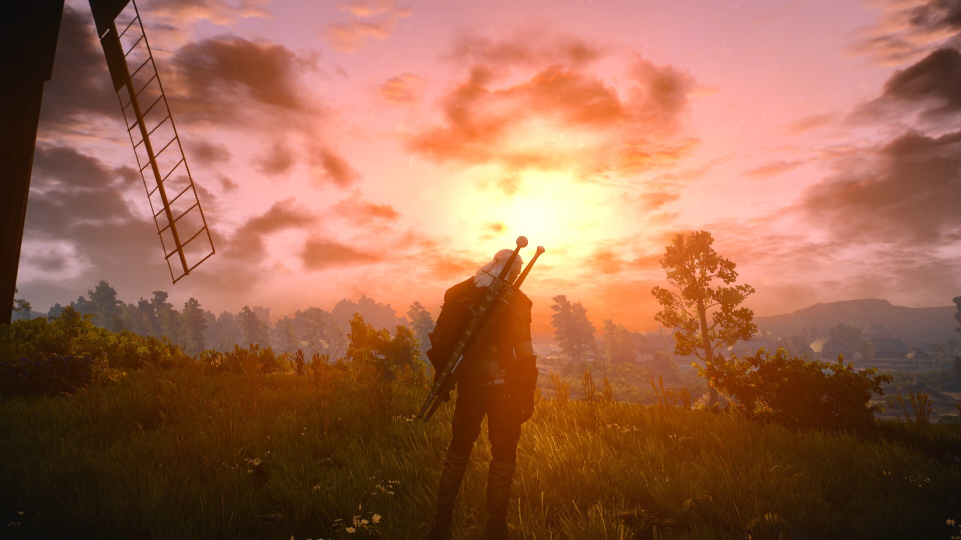 ArtStation - The Witcher 3 Wild Hunt - Sun Rays Between Clouds