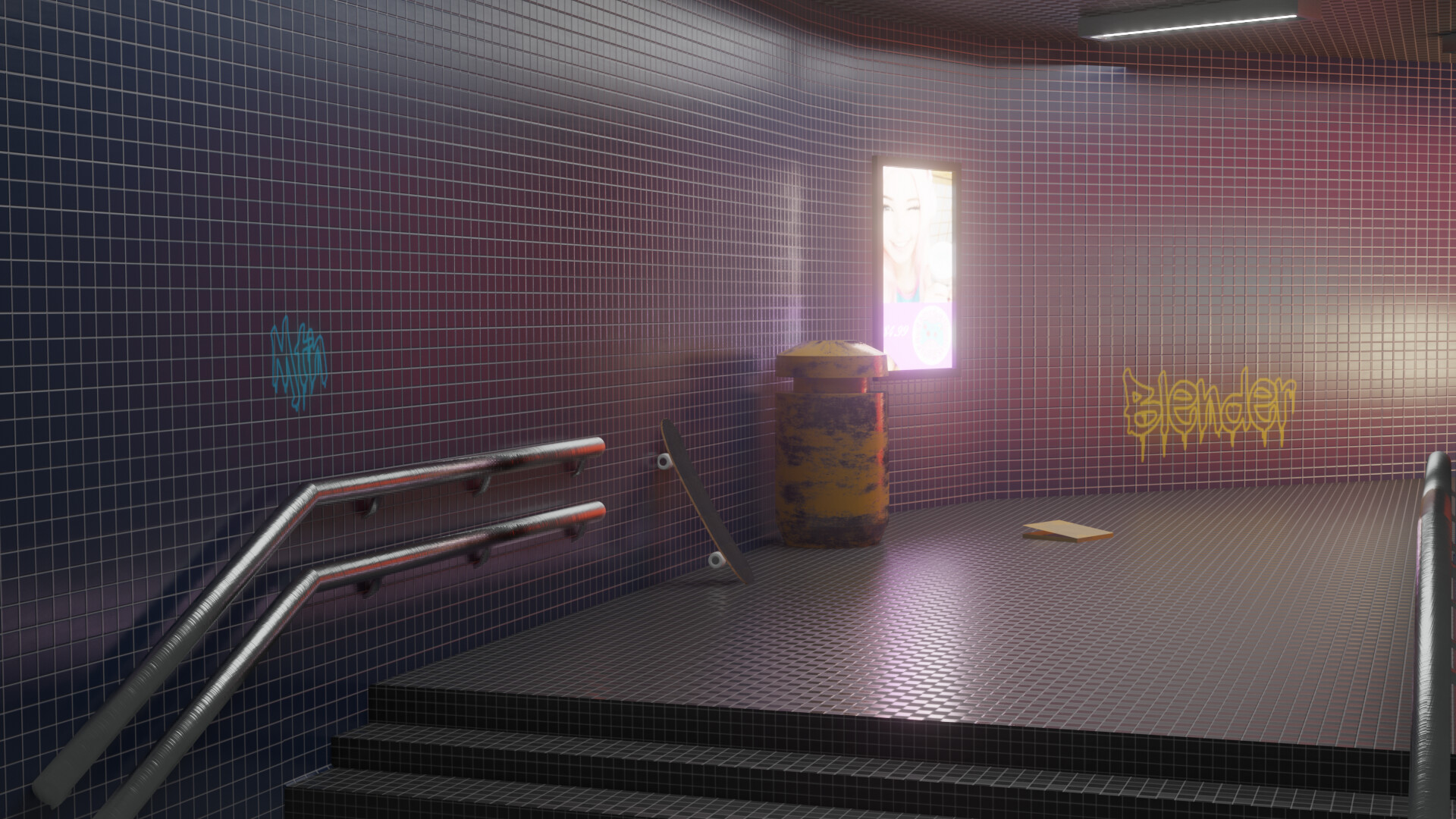 ArtStation - Subway render