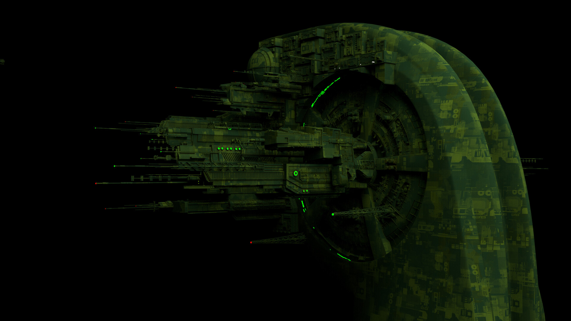 Ben Salley - Alien Battle Cruiser, Archer 1999