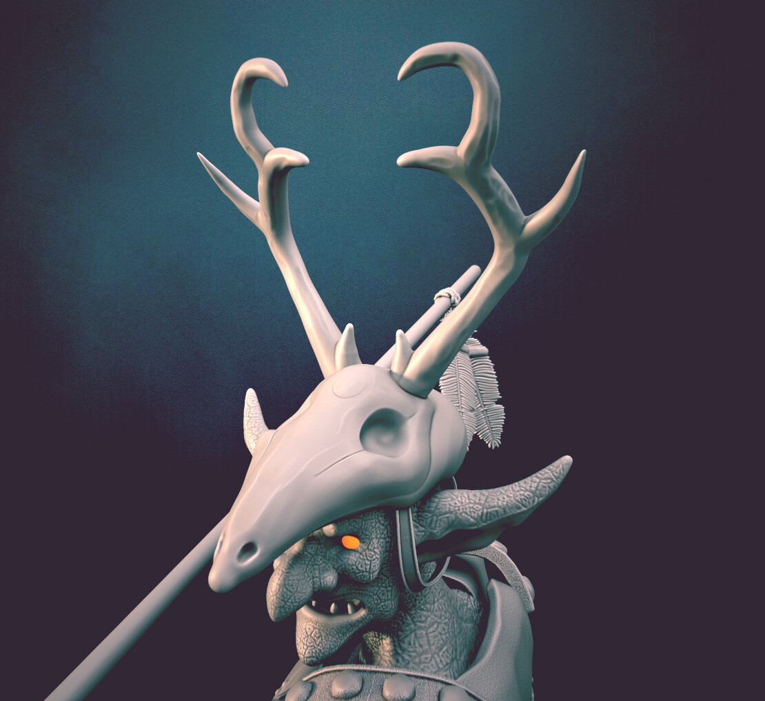 Geoff Graham - Goblin Warrior Sculpt - For 3D Print