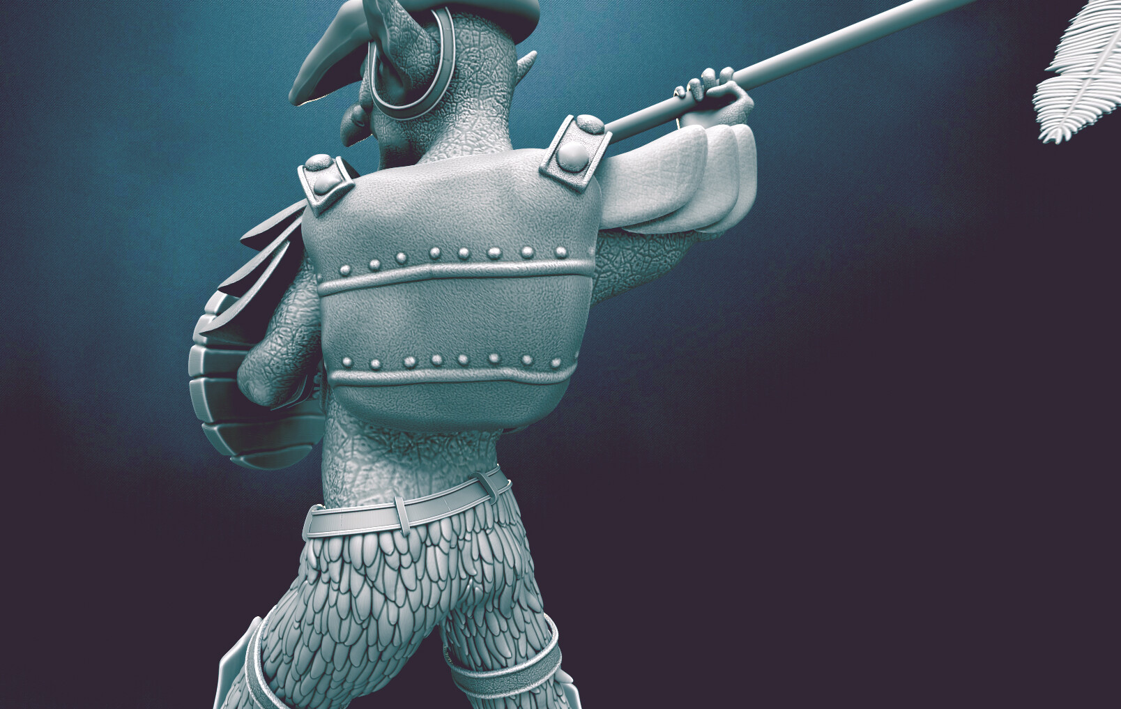 Geoff Graham - Goblin Warrior Sculpt - For 3D Print