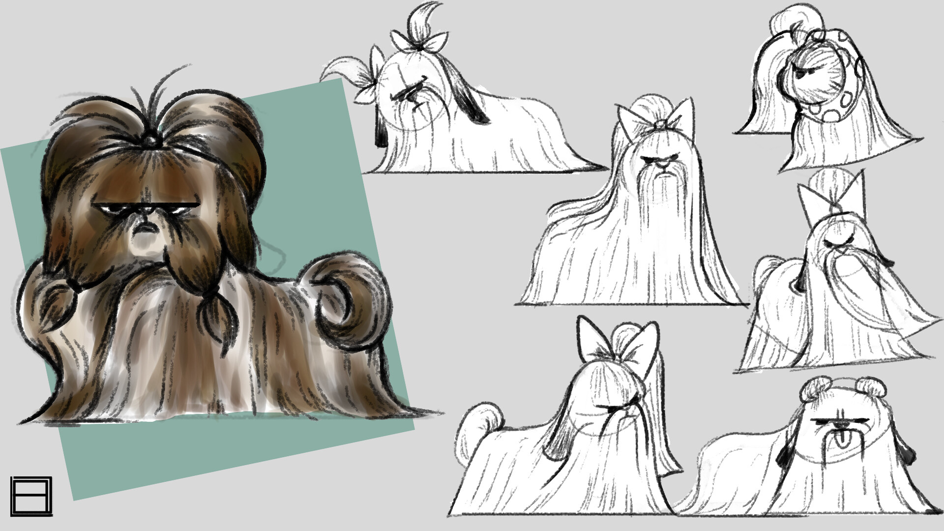 ArtStation - Stylized Dog Study