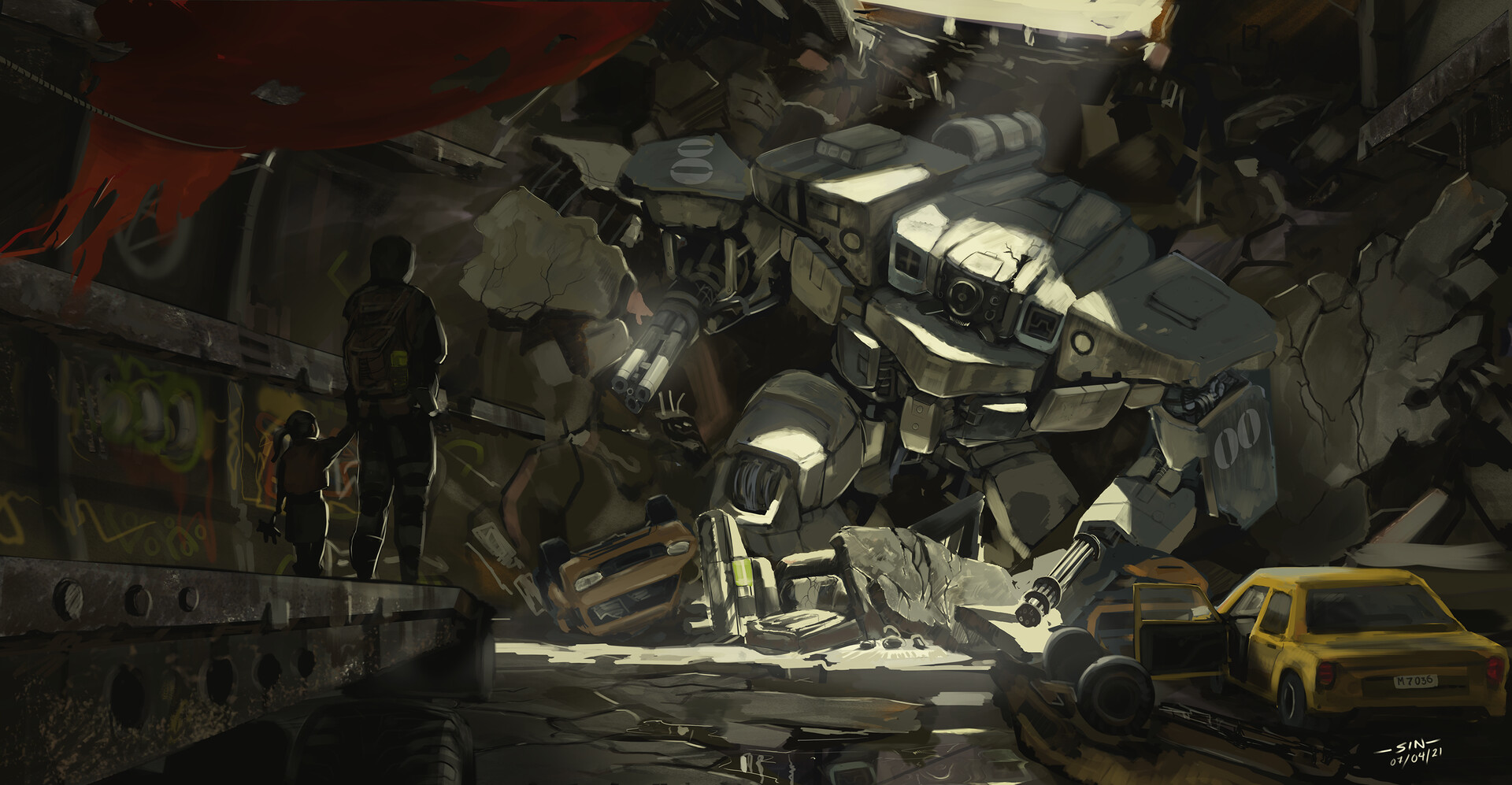 ArtStation - OLD MECH