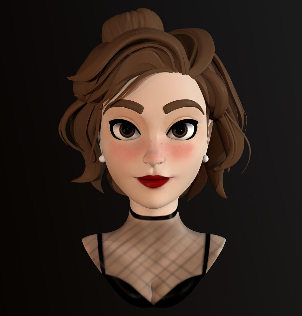 ArtStation - Cartoon Woman February 2020