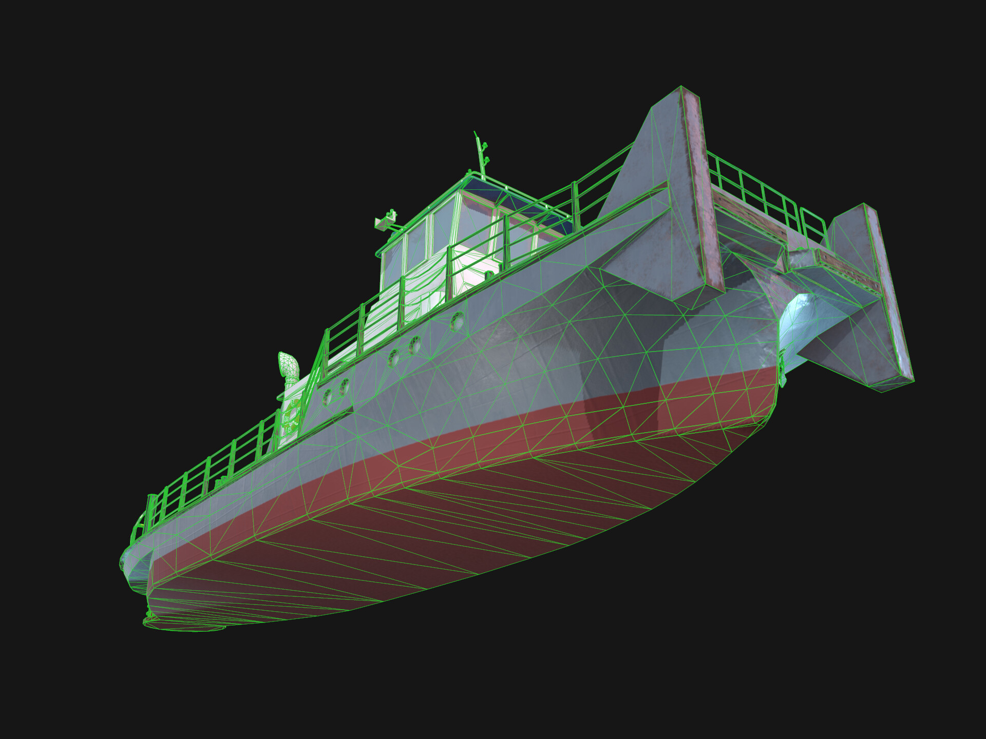 Saber Krauf - Game-Ready soviet tug boat R96