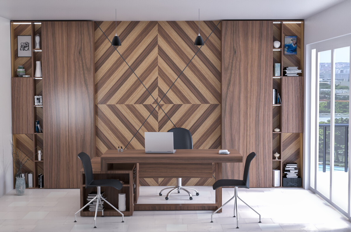 ArtStation - Modélisation 3D d'un bureau