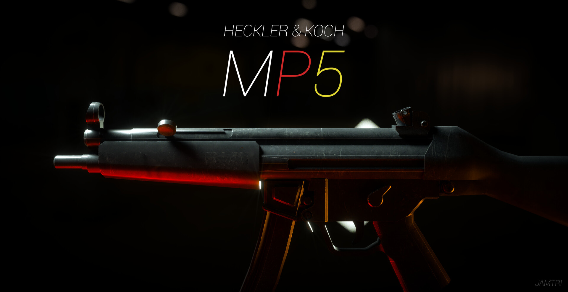 ArtStation - Caliber Series MP5 Concept Art