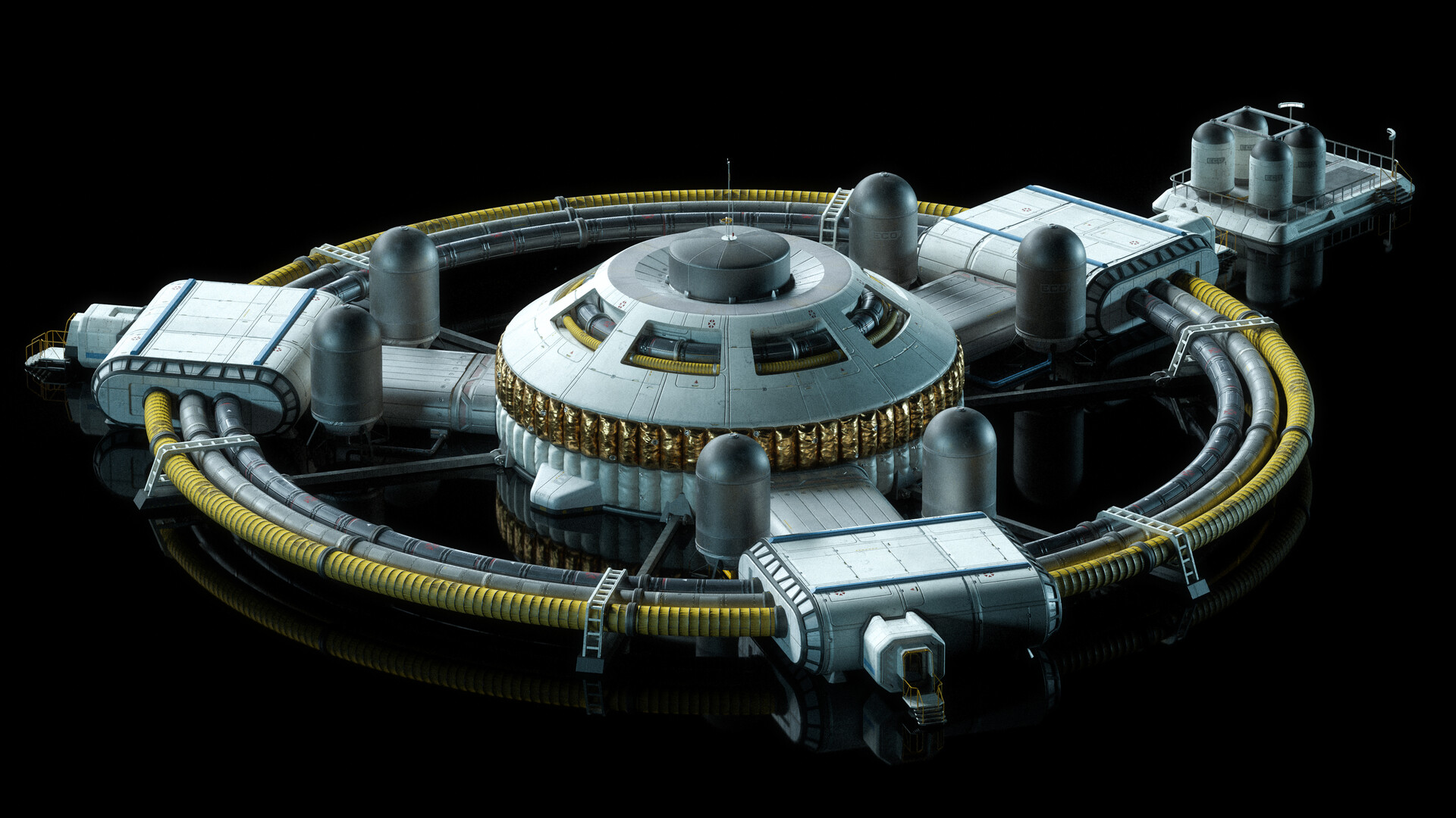 KitBash3D - LUNAR BASE – 3D ASSET KIT