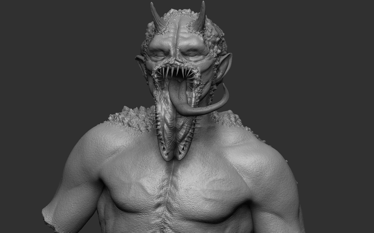 ArtStation - Demon - "Soul Eater" (Concept 3d Modeling / Sketch )