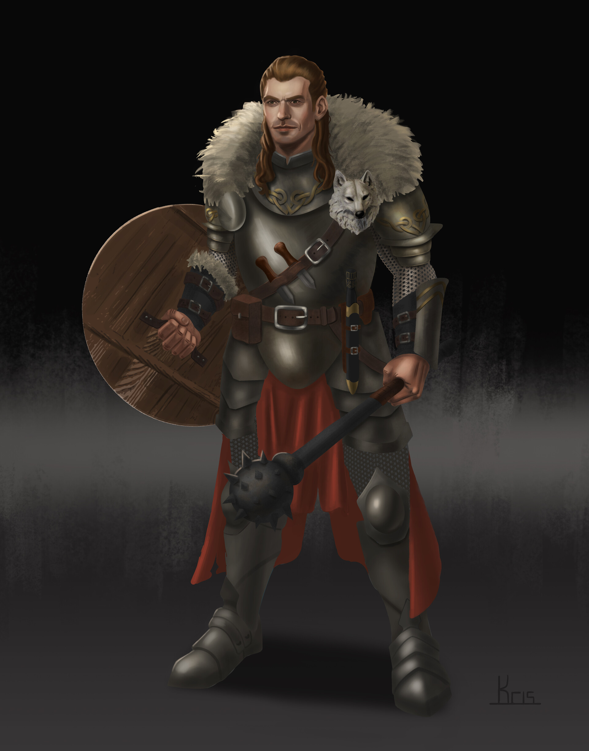 Fantasy Art Warrior Male