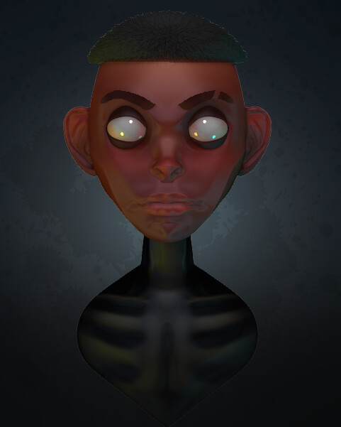 ArtStation - skull boy