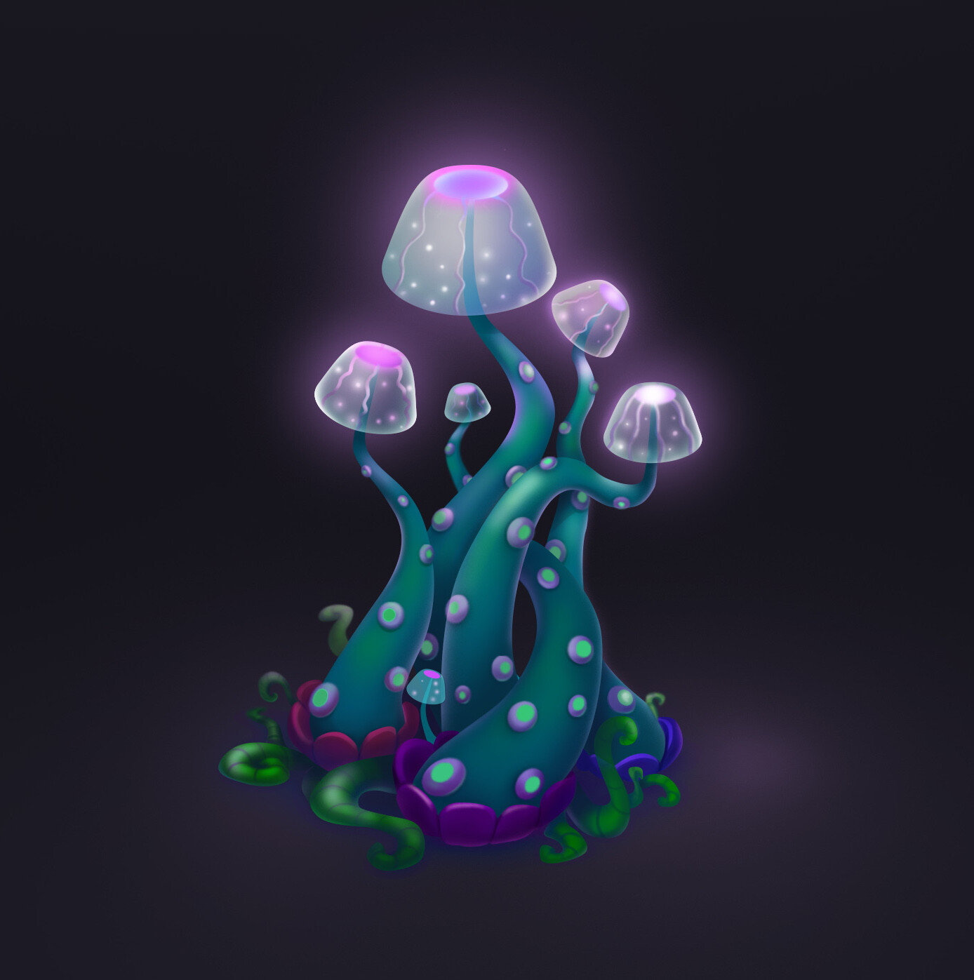 ArtStation - Magic mushrooms