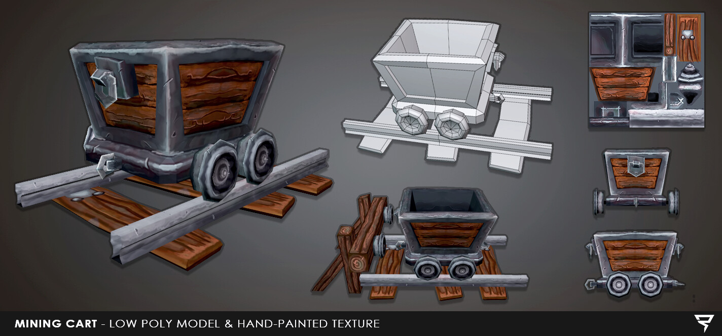 ArtStation - Mining Cart