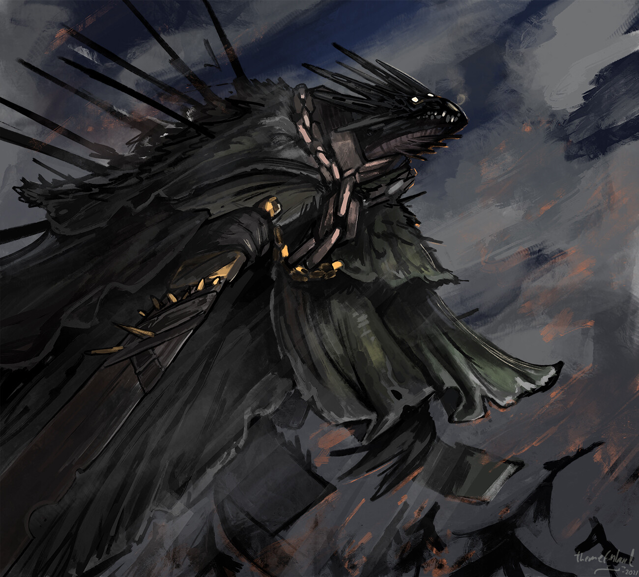 ArtStation - Kyopeli, demon of violent death