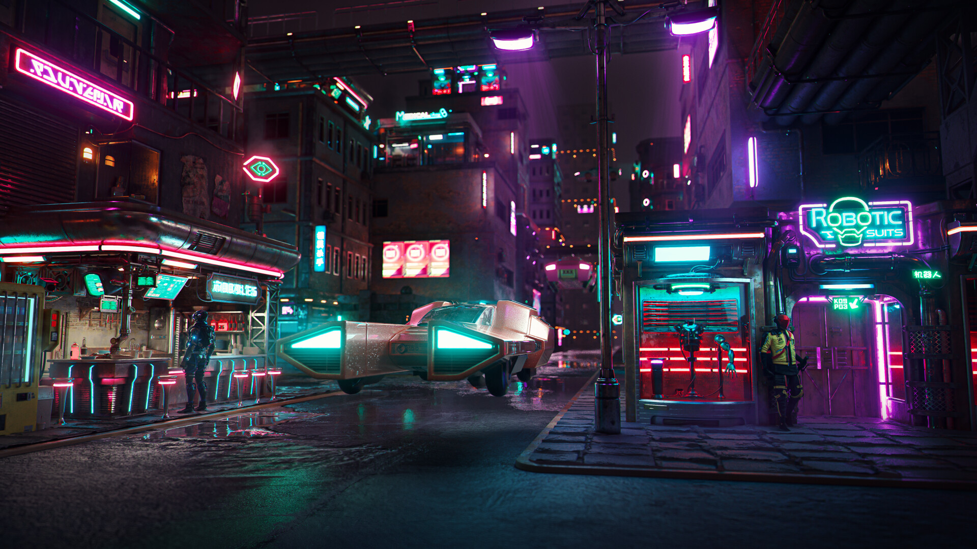 ArtStation - Cyberpunk City