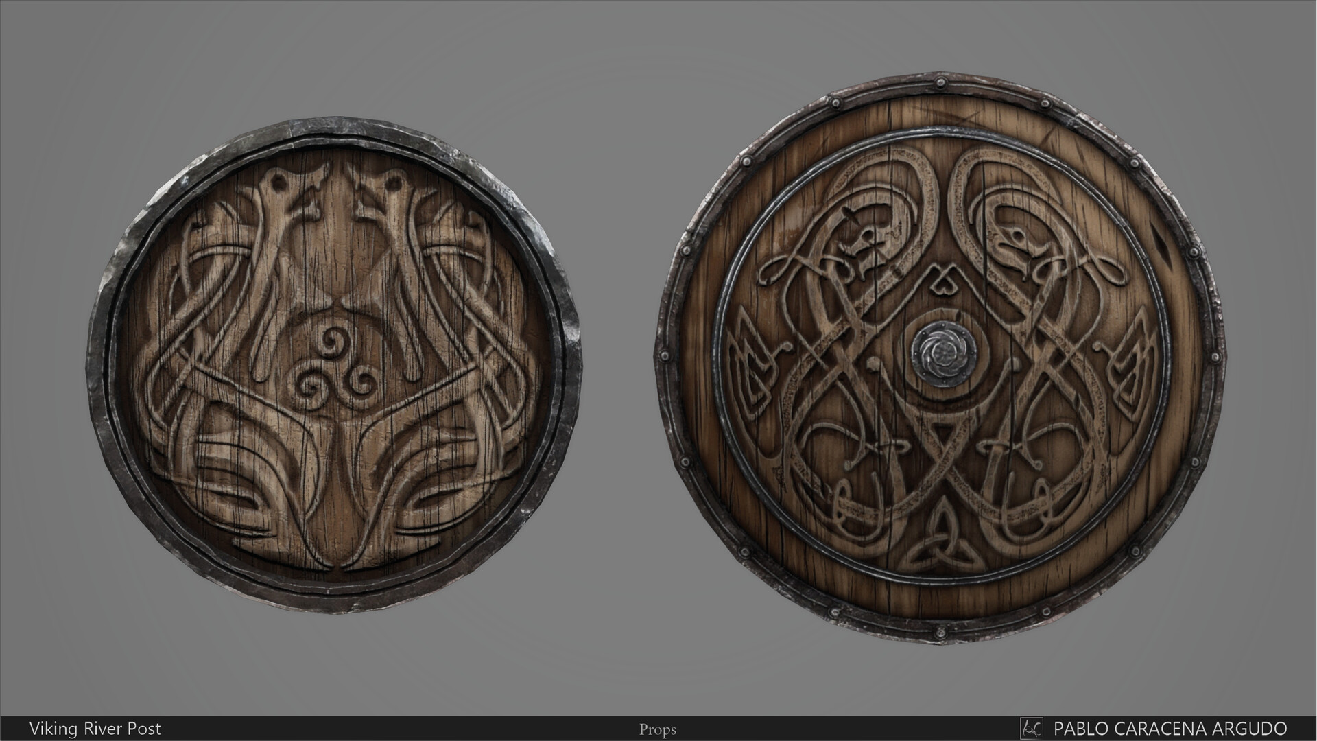 ArtStation - Viking River Fort Props