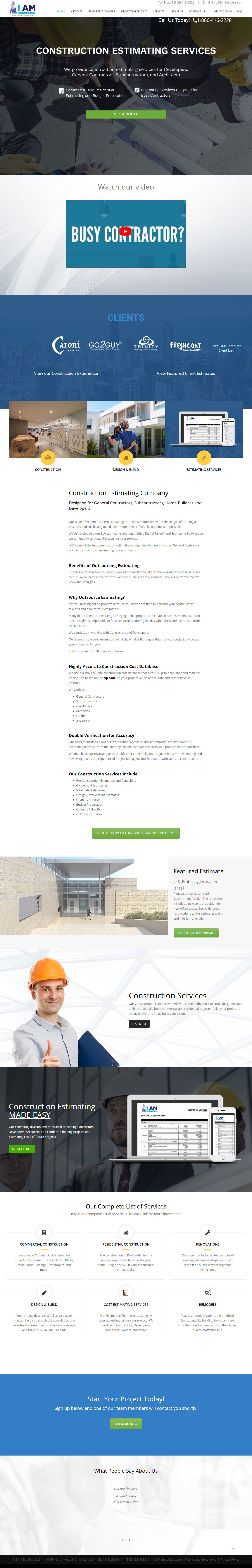 ArtStation - I Am Builders WordPress Website