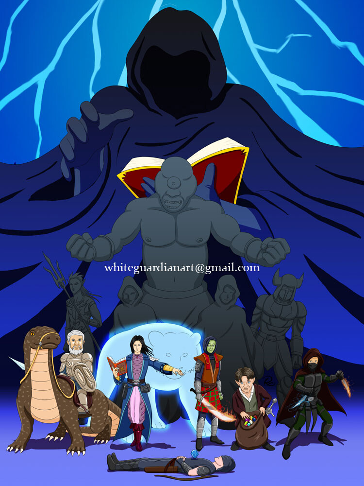 ArtStation - DnD Party Art