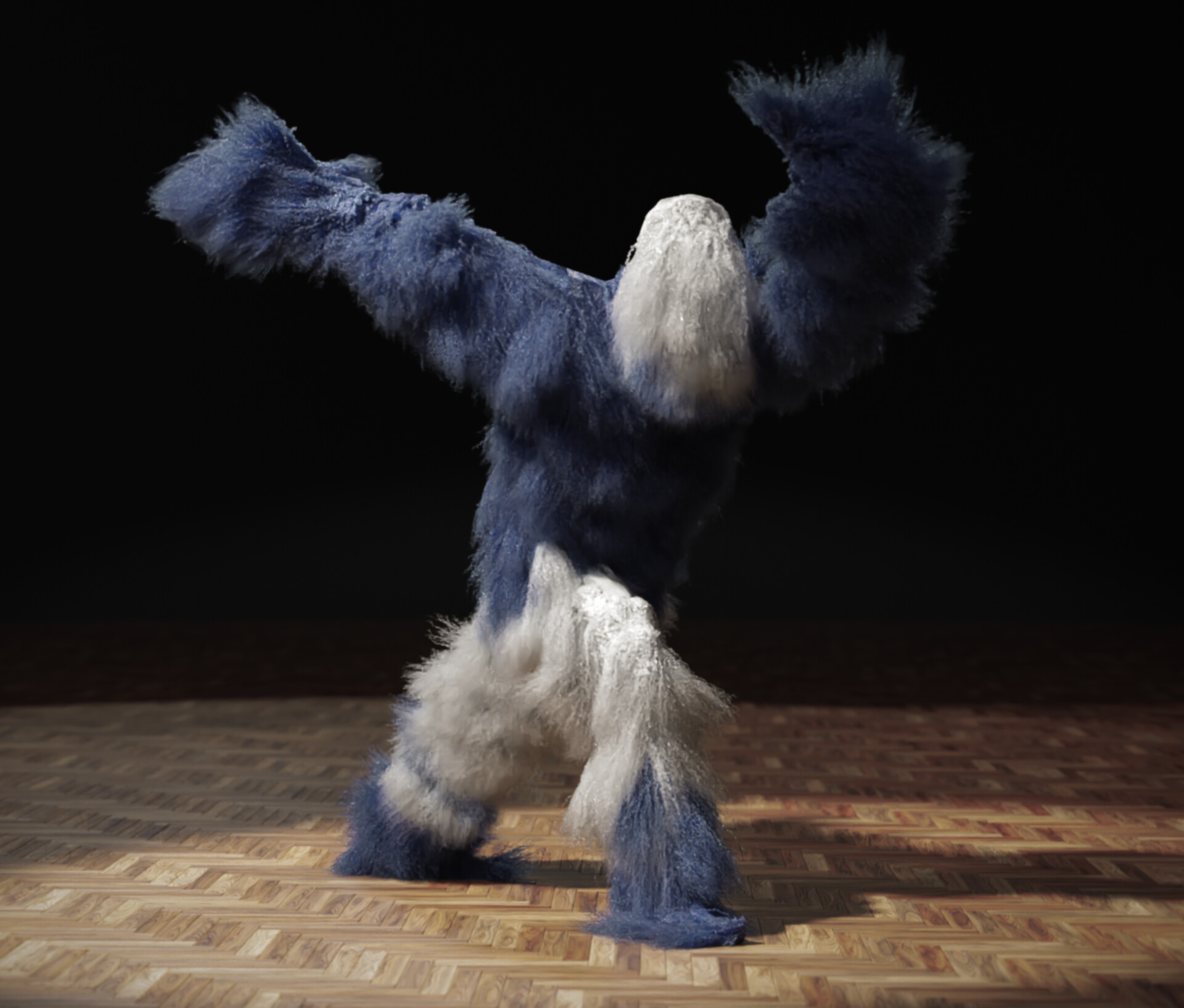 ArtStation - Fuzzy Dance Monster! - Wonder Dynamics