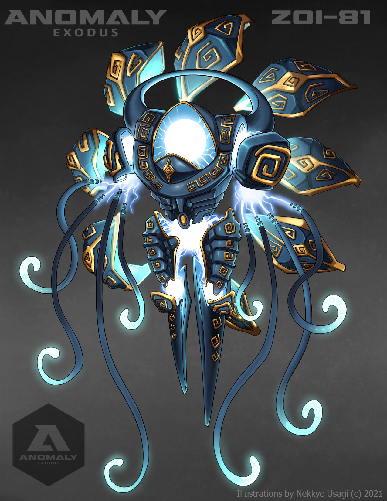 Nekkyo Usagi - Board Game Character Design: Anomaly - Exodus - "ZOI-81"