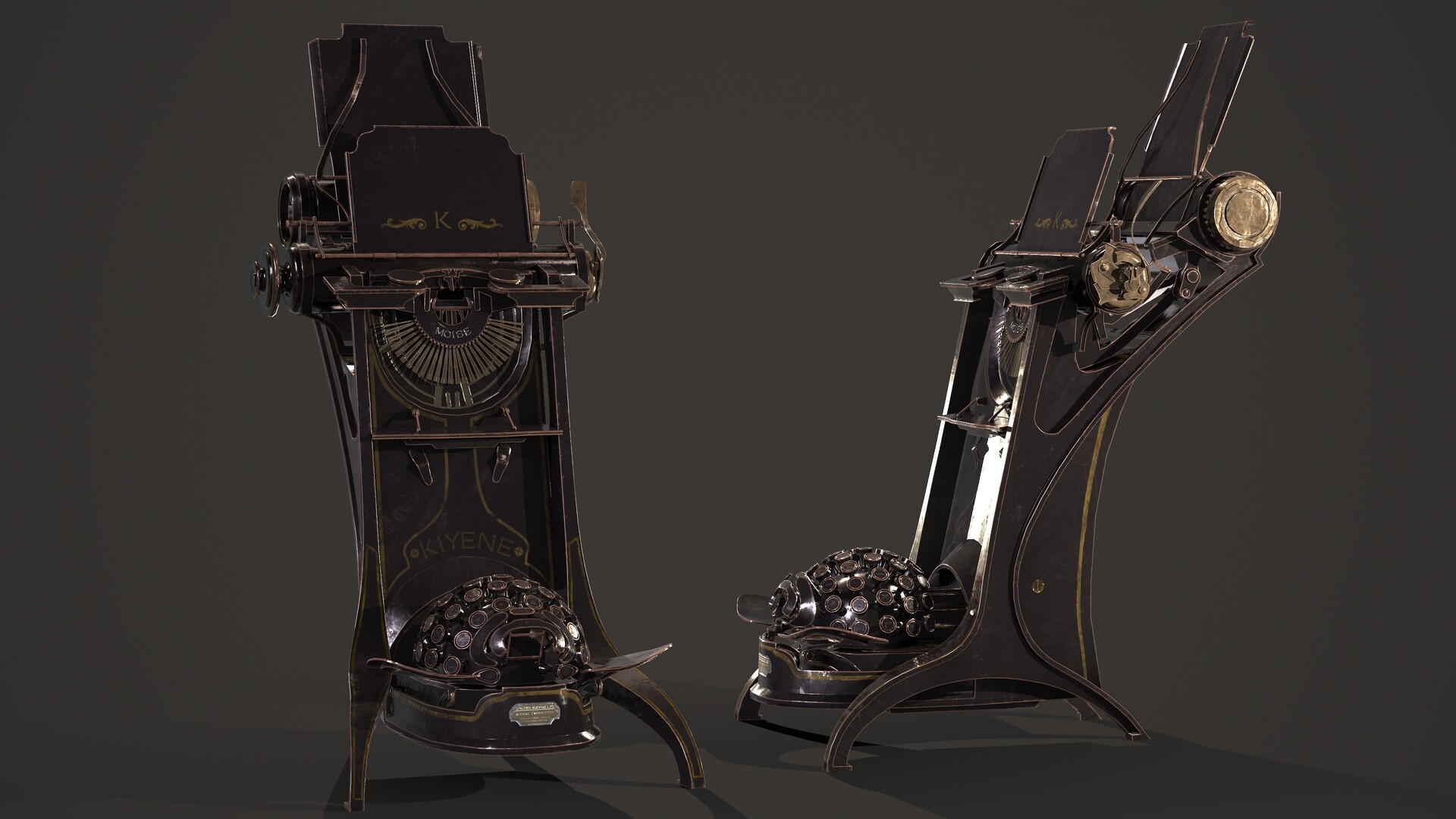 Michael Plumb - Dishonored 2 Fanart - Typewriter