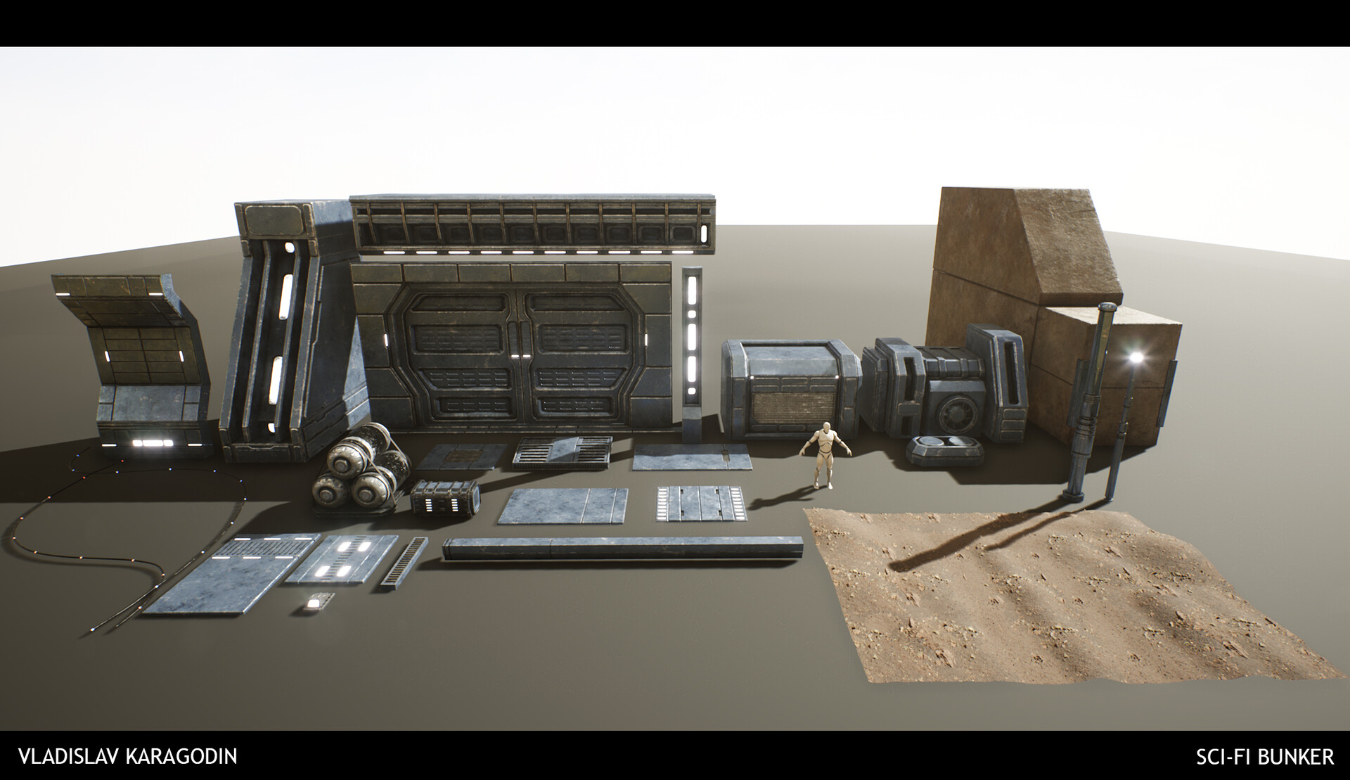 Vladislav Karagodin - Sci-Fi Bunker Entrance