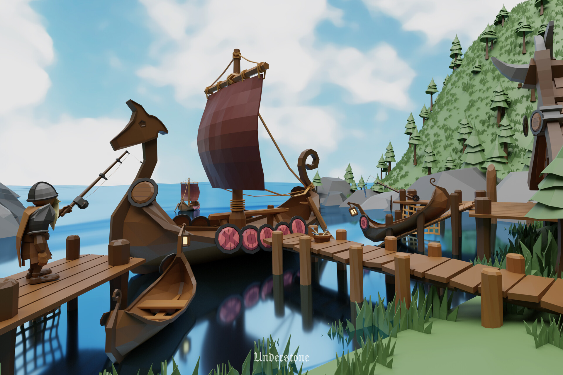 ArtStation - Viking Town