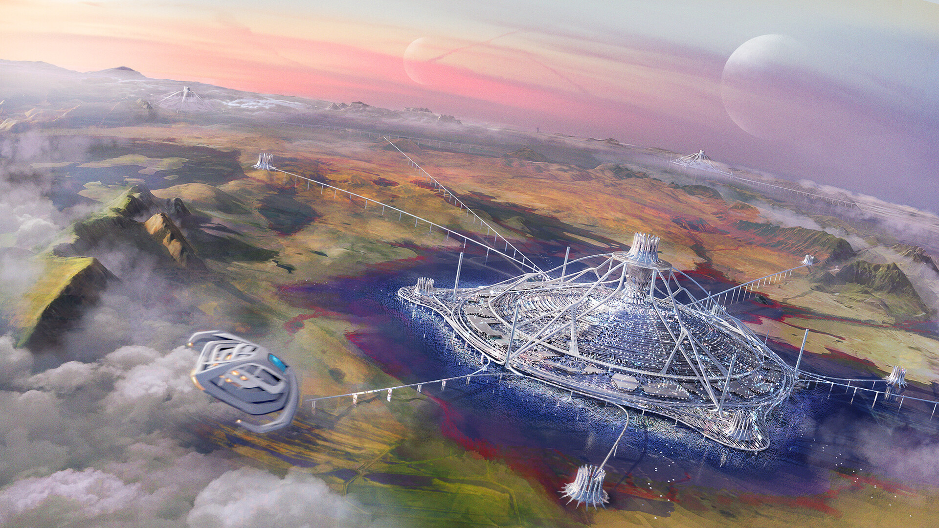 ArtStation - The Alien City