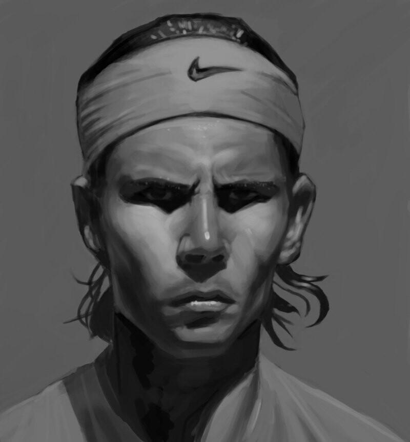 ArtStation - Nadal Portrait Study