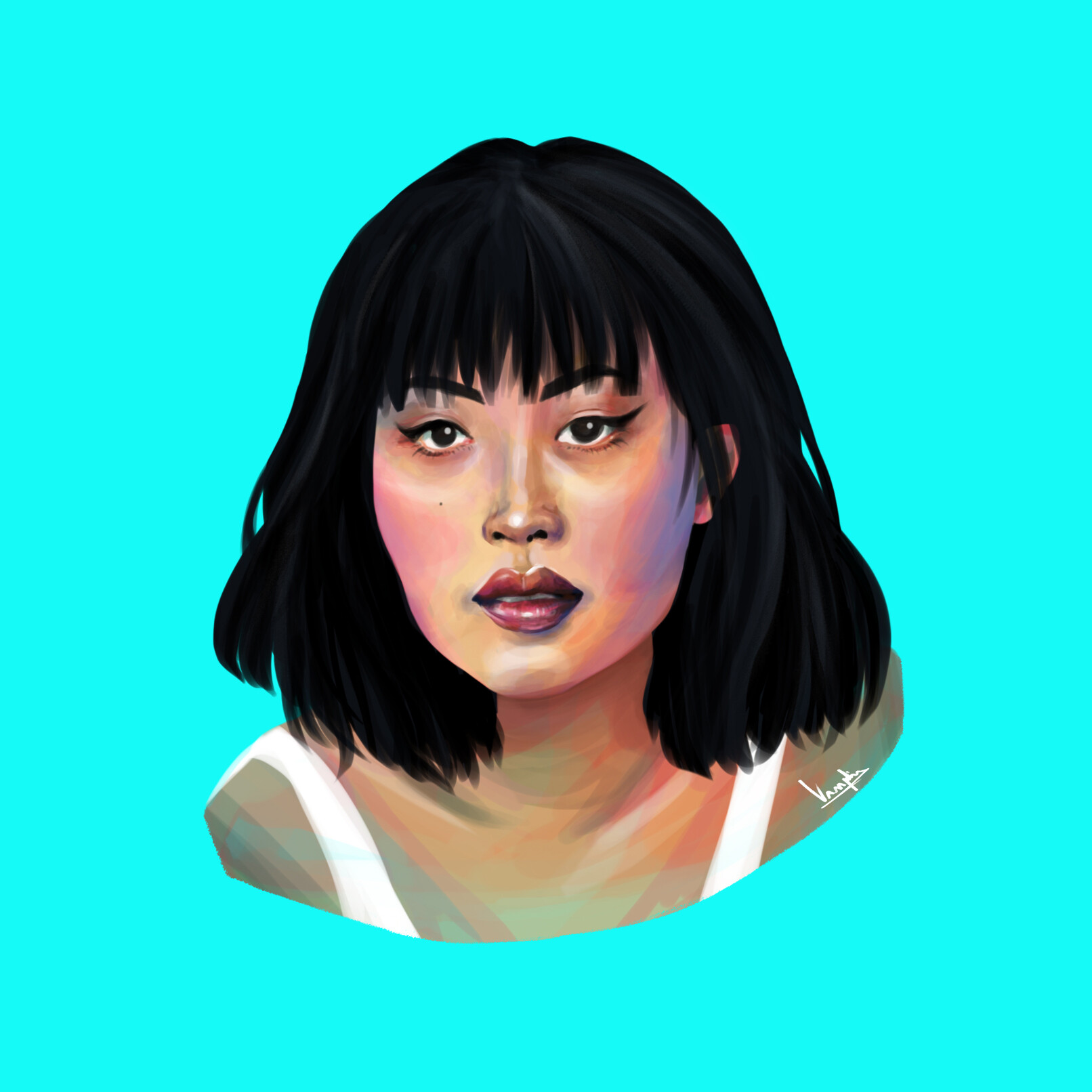 ArtStation - Autoportrait - Digital Paint