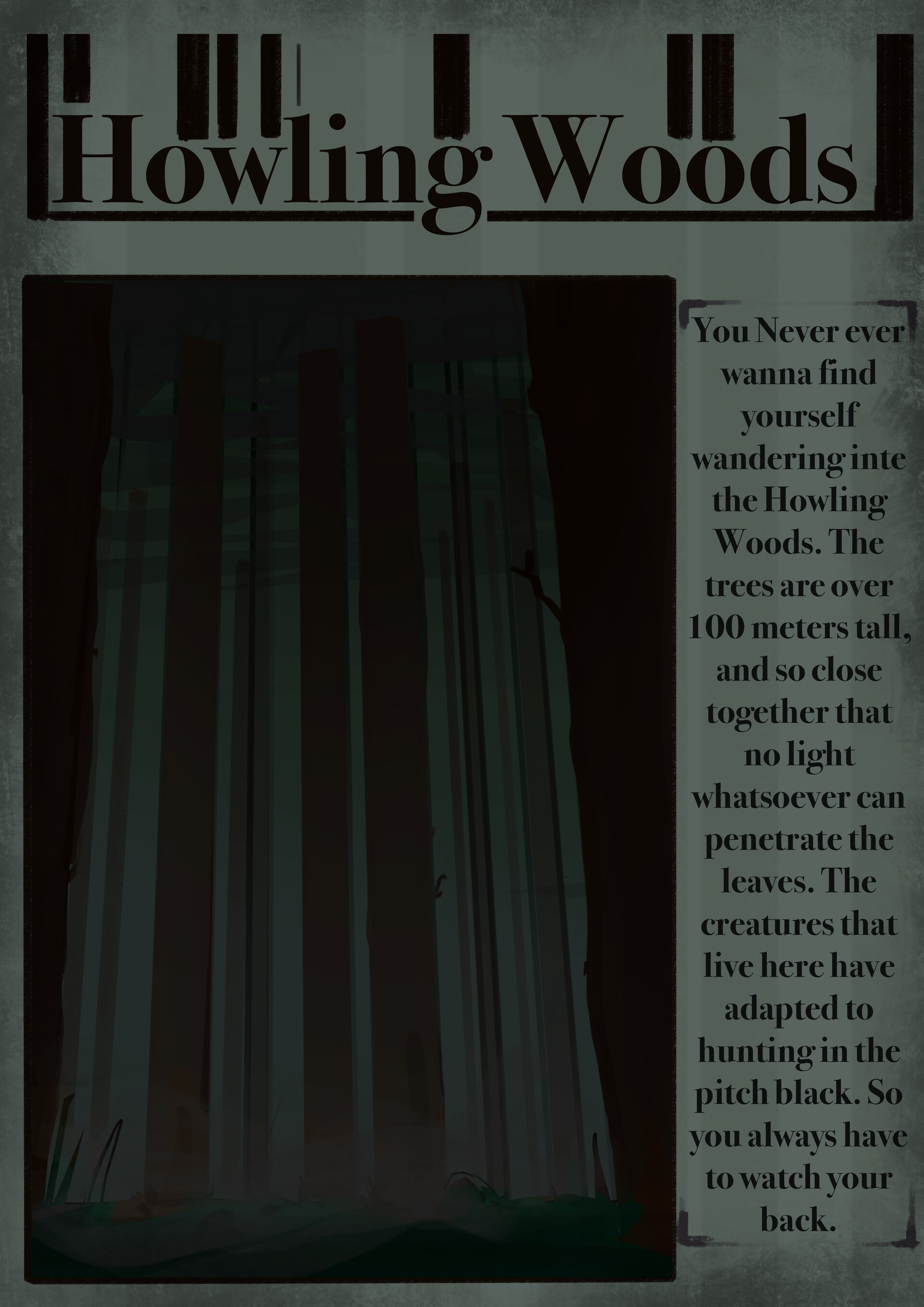 ArtStation - The Howling Woods