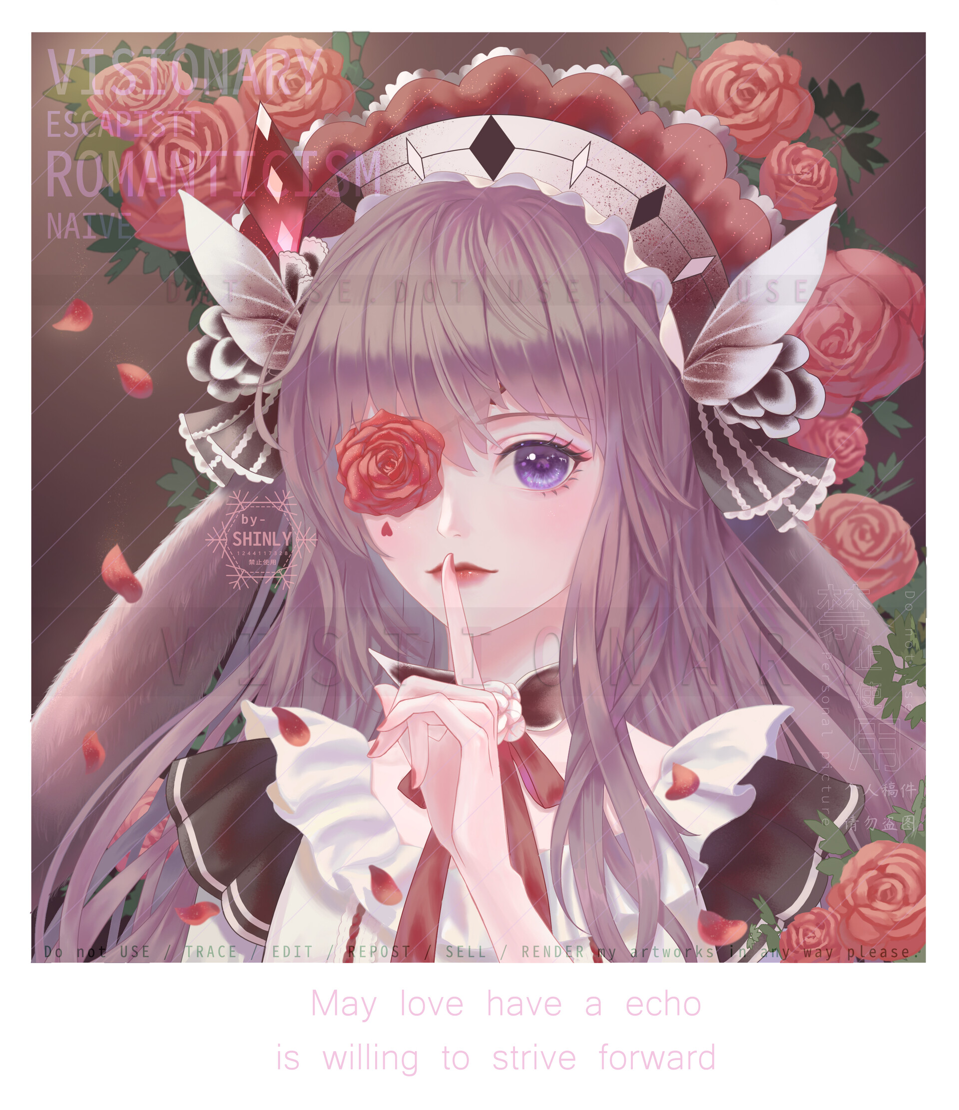 ArtStation - rose girl-commission