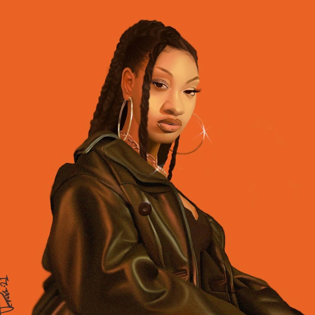 ArtStation - Digital painting of Tems