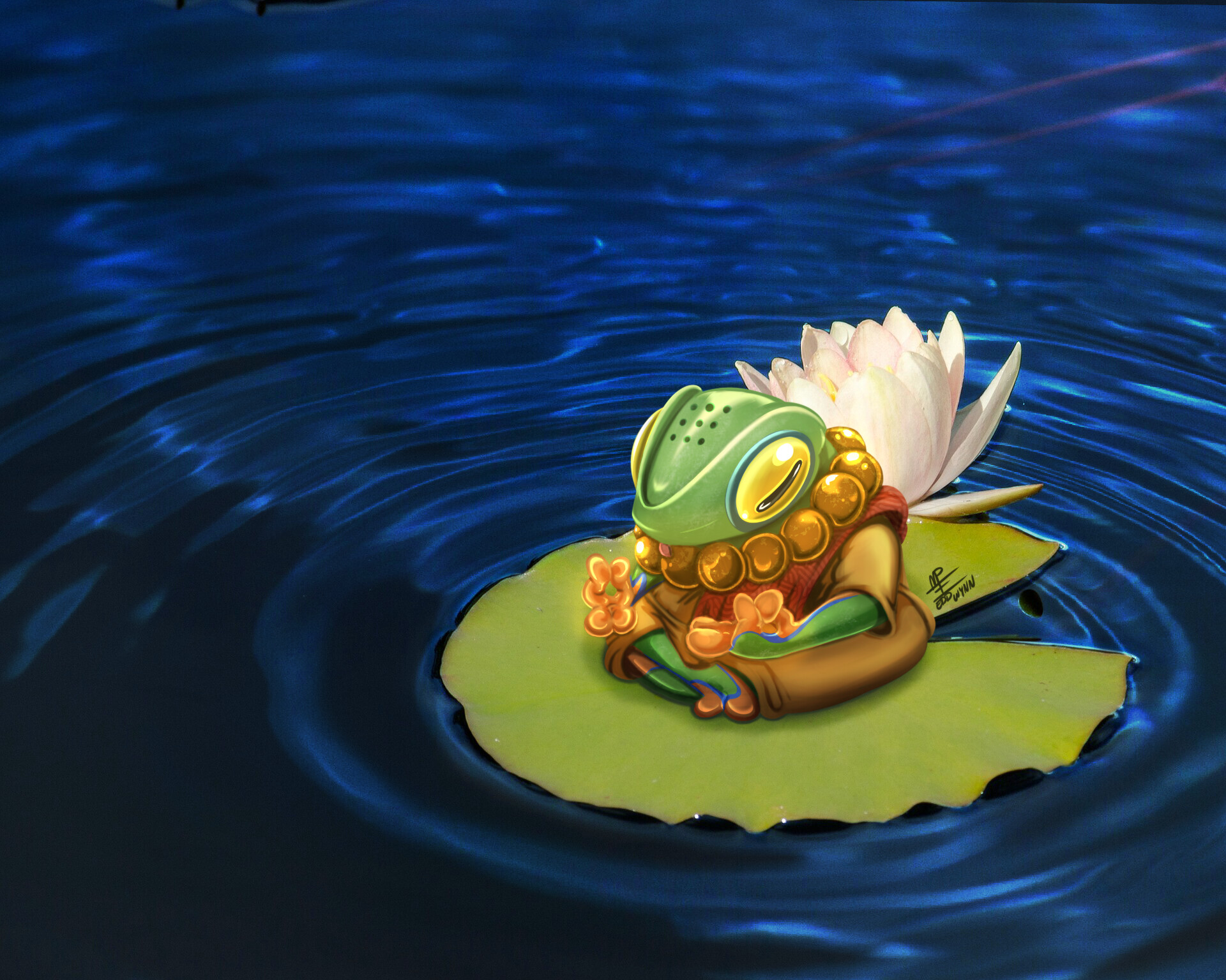 ArtStation - Frog Monk