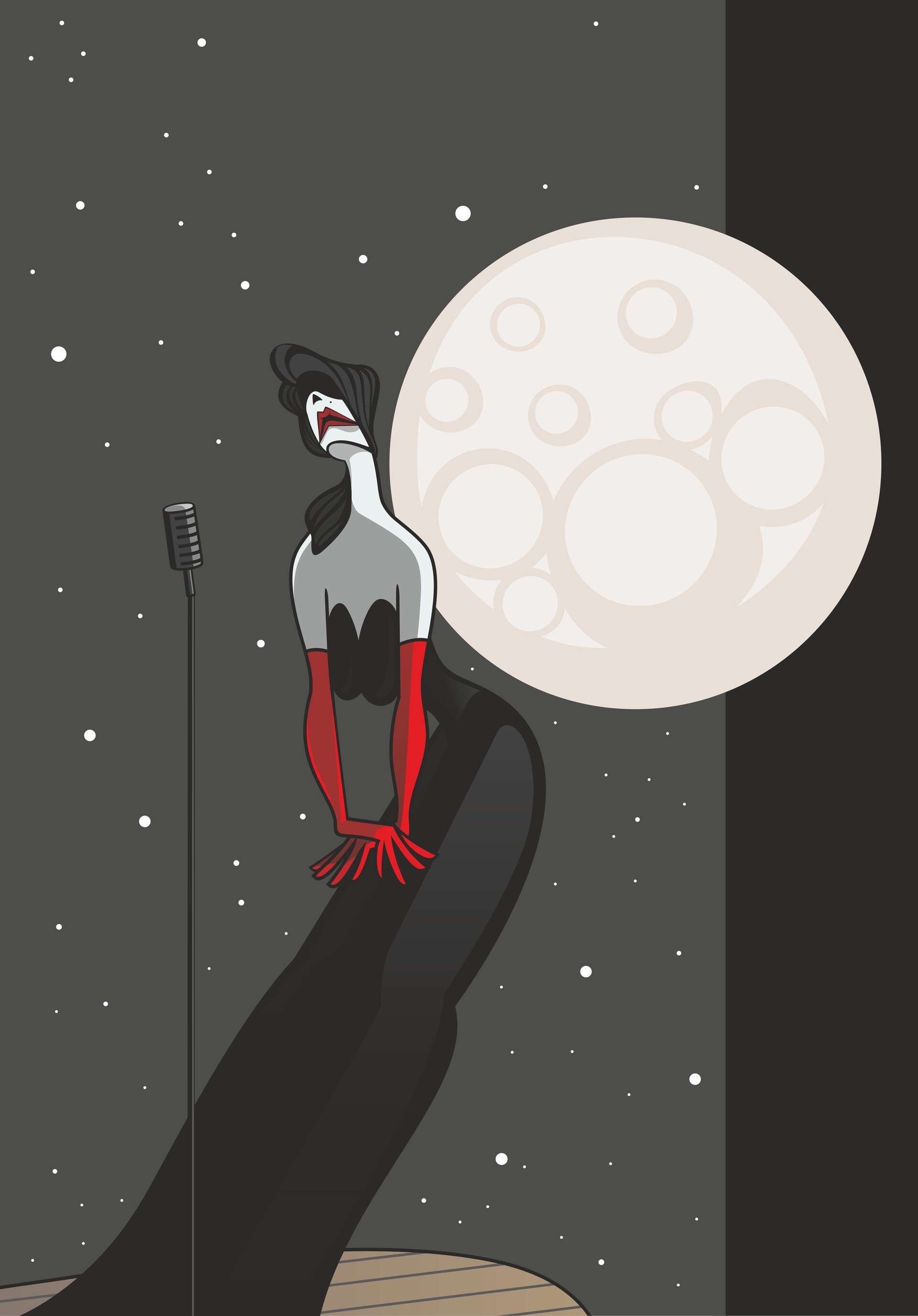 ArtStation - The Moon. On stage.