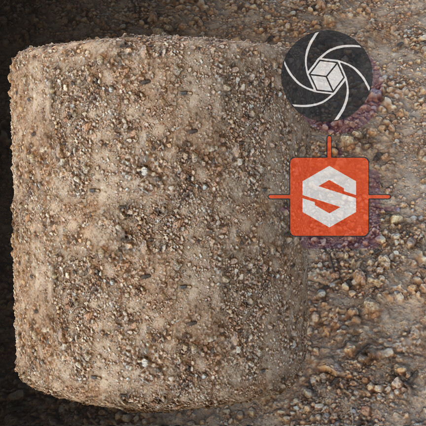 ArtStation - Orange Dirt Substance