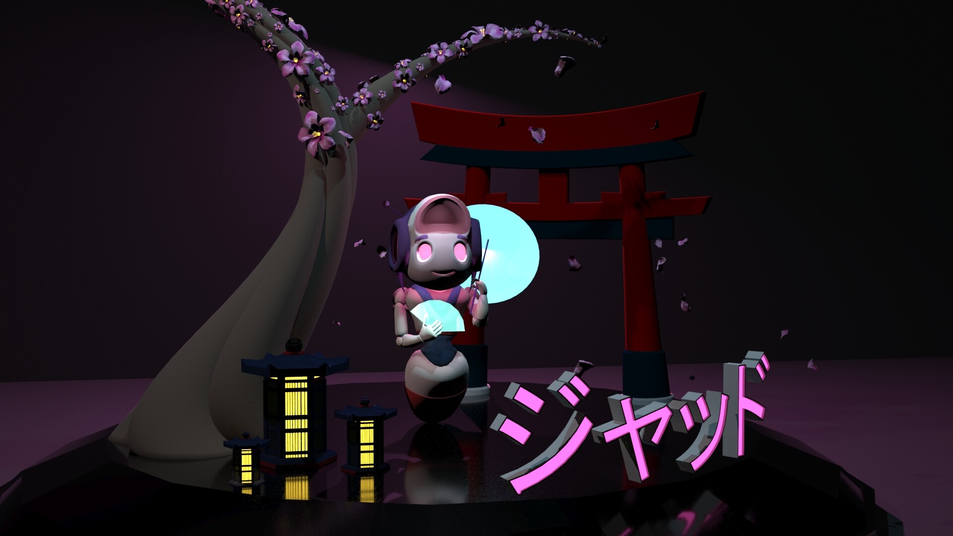 Jade Roudier-Luque - Bot Geisha Diorama