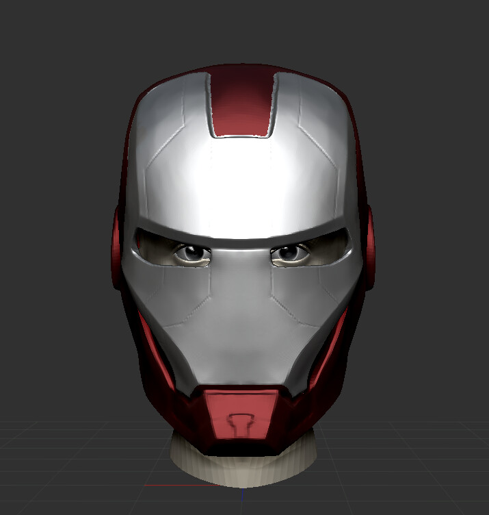ArtStation - Ironman Helmet