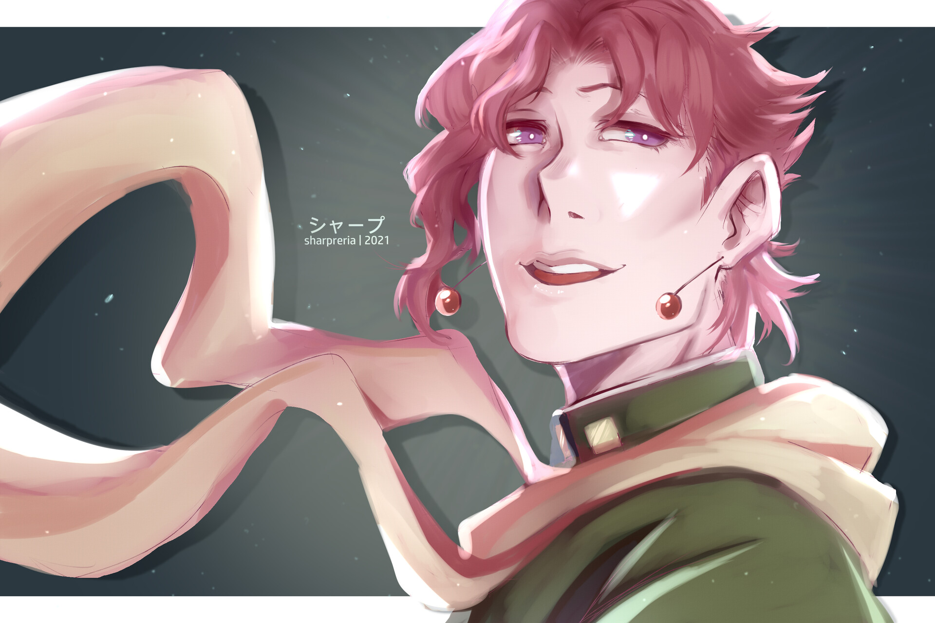 Artstation Fanart Noriaki Kakyoin Jjba
