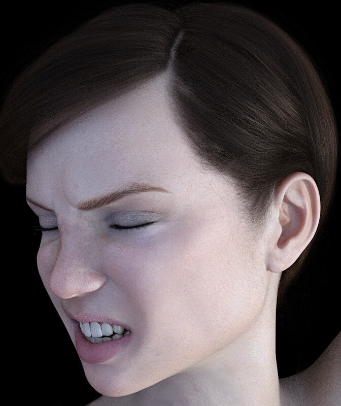 ArtStation - Angry woman